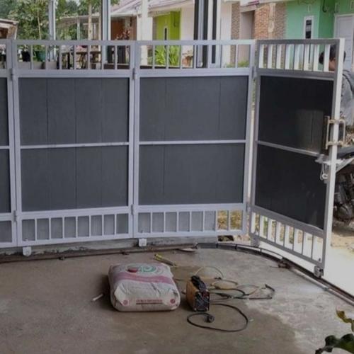 Jual pintu pagar dorong lengkung, pintu sliding lengkung - Kota Bekasi ...