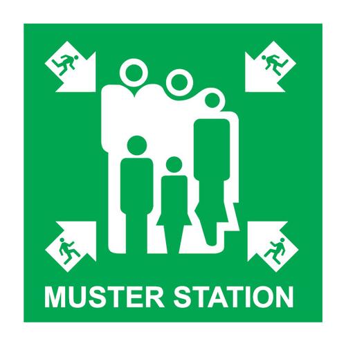 Jual IMO Symbol Sticker IMPA 33.4141 Muster Station - Jakarta Utara ...