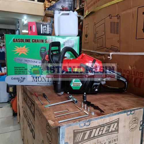 Jual MESIN POTONG GERGAJI KAYU SINSO SENSO 24" MONTANA CS 9000 CHAINSAW ...