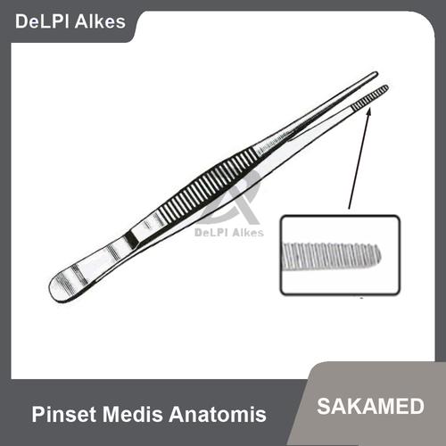 Jual Pinset Anatomis Stainless Steel 14 Cm SAKAMED - Kota Malang ...