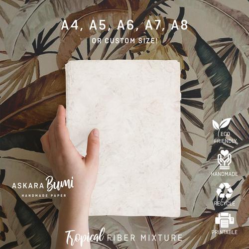 Jual Kertas Daur Ulang // Handmade // eco friendly // FiberMixture - A4 ...