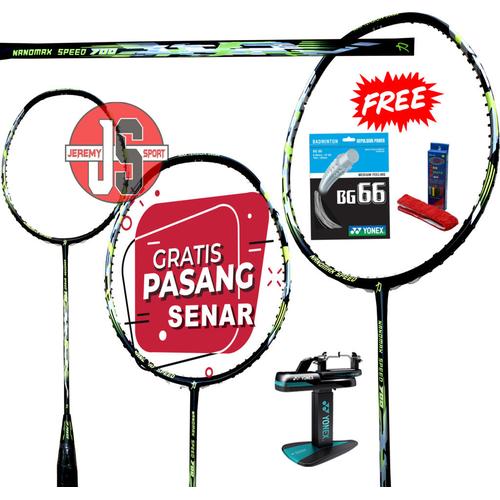 Jual Raket Badminton JP Power Nanomax Speed 700 Original 35 LBS - Hitam ...