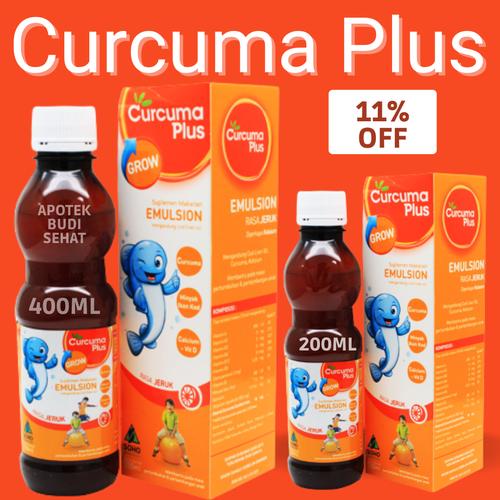 Jual Curcuma Plus Grow Suplemen Vitamin Multivitamin Anak Rasa Jeruk ...