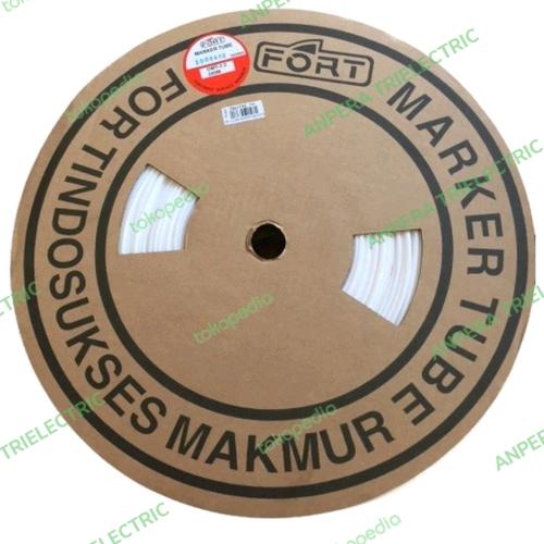 Jual MT-5 ,5 MARKER TUBE (warna putih) UKURAN 5,5 mm 1 ROL/QTY 100 ...