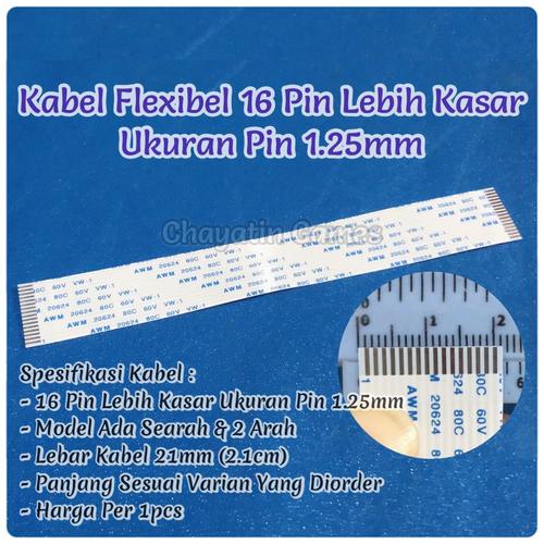 Jual Kabel Flexibel 16 Pin Lebih Kasar Model & Panjang Varian Jarak 1 ...
