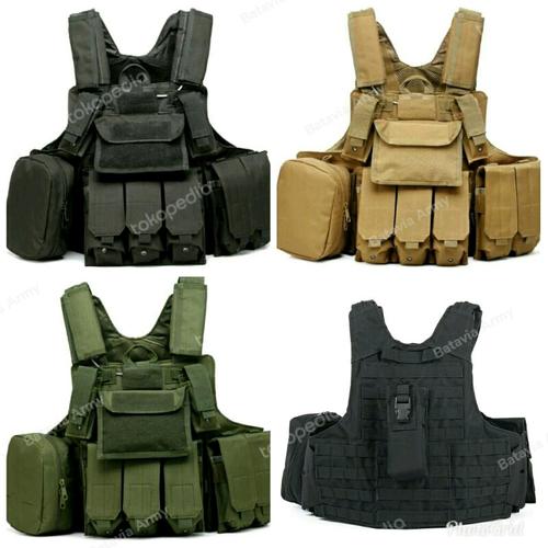 Jual ROMPI TACTICAL ARMY MILITER BODYVEST/ROMPI PELINDUNG TUBUH ANTI ...