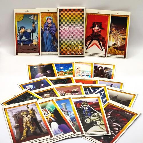 Jual FACE TAROT CARD DECK COLOUR ANIME KARTU RAMAL WARNA ORIGINAL RARE ...