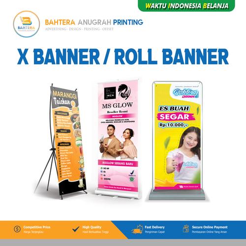 Jual Cetak X Banner / Roll Banner / Door Frame - X Banner - Kota Bekasi ...
