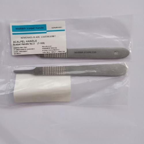 Jual gagang pisau bedah operasi / scalpel handle no 3 marwa - 4 - Kota ...