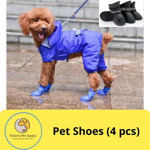 Jual Pet Cat Dog Shoes / Sepatu Anjing Kucing Anti Kotor - M, Merah ...
