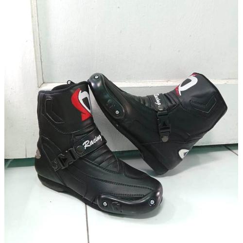 Jual Sepatu Motor Touring Biker Pria Boots Drag Race Sepatu Balap DLN ...