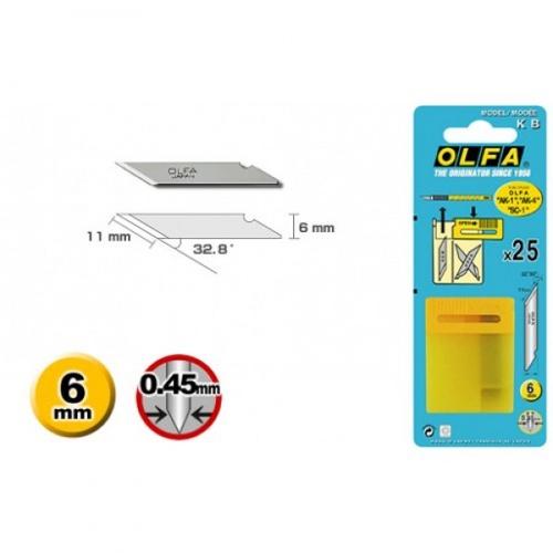 Jual Refill Cutter Pen KB (25 Pcs Per Pack) OLFA Art Knife Spare Blade - Jakarta Barat - Olfa ...