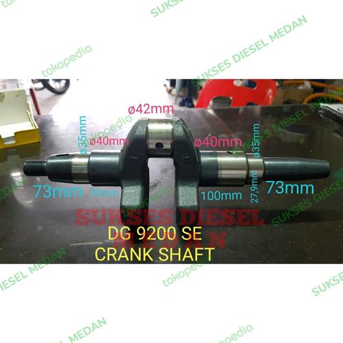 Jual 188F 188FA Crankshaft Kur As Mesin Genset Silent Kipor Daito ...