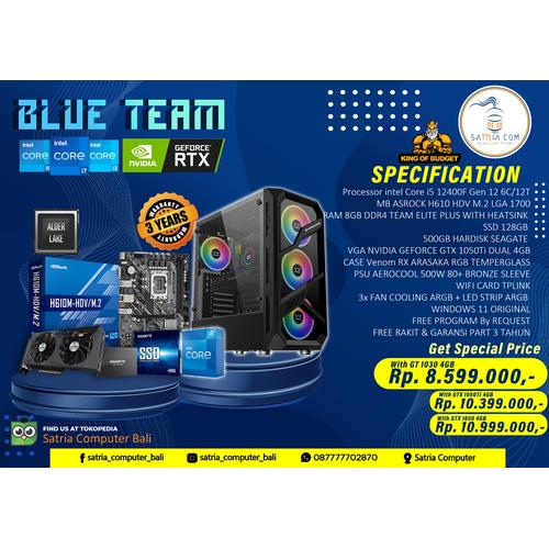 Jual KOMPUTER / PC RAKITAN GAMING INTEL CORE i5 12400F / 8GB RAM / GTX ...