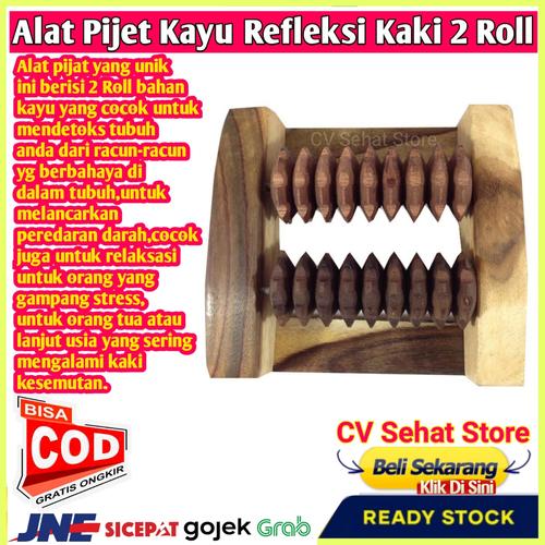 Promo Alat Pijat Pijit Terapi Refleksi Reflexy Telapak Kaki KAYU ...