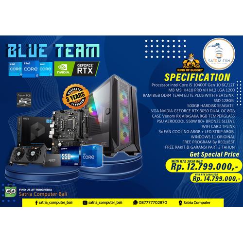 Jual KOMPUTER / PC RAKITAN GAMING INTEL CORE i5 10400F / 8GB / RTX ...
