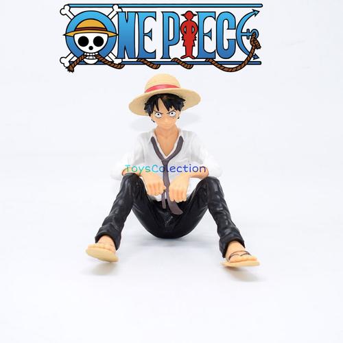 Jual ACTION FIGURE ONE PIECE MONKEY D LUFFY SITTING POSTURE VER. TOPPER ...