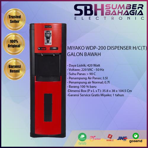 Jual MIYAKO WDP-200 DISPENSER H/C (T) GALON BAWAH (NEW) (KHUSUS BANDUNG ...