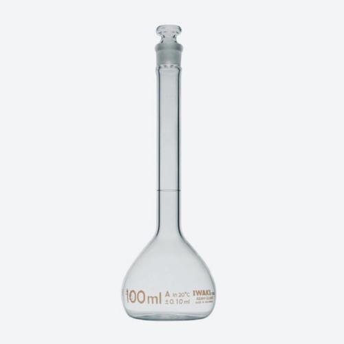 Jual Volumetric Flask with Glass Stopper labu ukur tutup kaca 1L IWAKI Asli - Kab. Bekasi ...