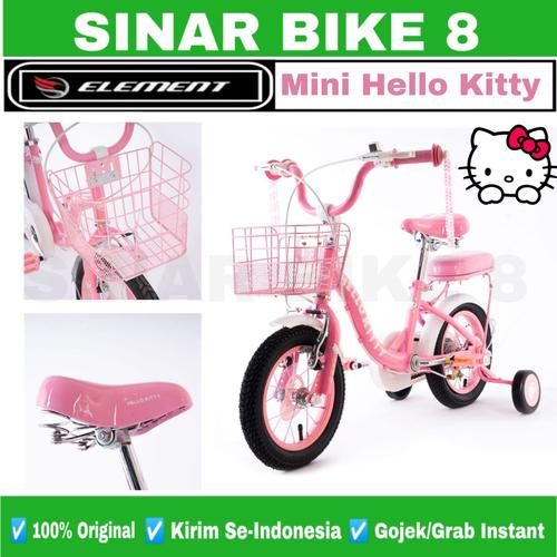 Jual Sepeda Anak Perempuan Keranjang ELEMENT HELLO KITTY 12 16 18 20 ...