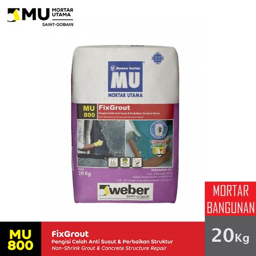 Jual Mortar Utama MU-800 FixGrout Pengisi Celah Anti Susut 20 Kg - Kota ...