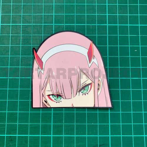 Jual Sticker Stiker Vinyl - Peeker Anime Zero Two 2 - Kecil - Kota ...