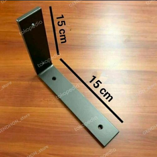 Jual BRACKET SIKU DINDING / SIKU BESI DINDING / SIKU RAK BESI - Putih ...