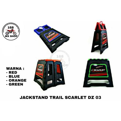 Jual Paddock Padok Motor Jack Stand Jeksten Trail Scarlet Standar ...
