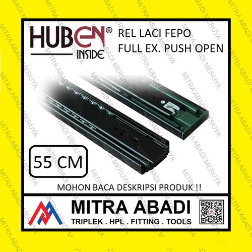 Jual HUBEN FEPO 55 CM Rel Laci Push To Open Full Extension Tip On PTO ...