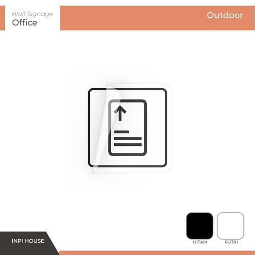 Jual stiker kartu akses - card access sign sticker - wall sticker ...