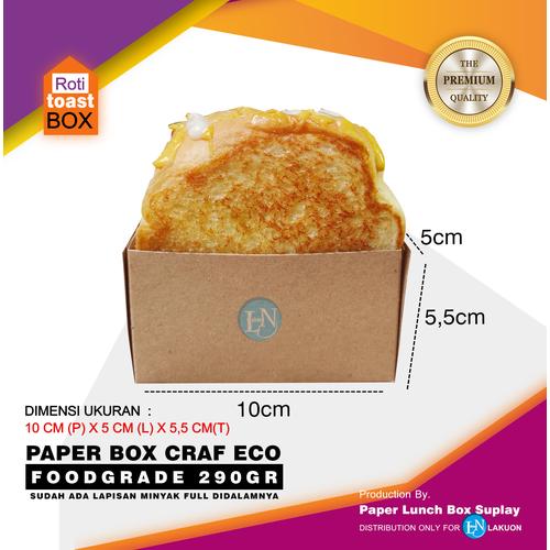 Jual ROTI TOAST / BREAD TOAST / ROTI BAKAR / KEMASAN ROTI BAKAR KRAFT BROWN - COKLATLAMI ...