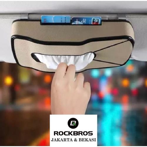 Jual Tempat Kotak Tissue Mobil Car Holder Box Tisu Sunvisor Kartu ...