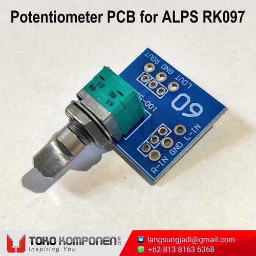 Jual ALPS RK097 Potentiometer PCB - Alpha Aplus Stereo Potensio Board ...