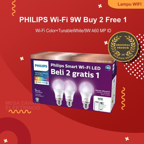 Jual PHILIPS WIFI Paket Smart Wi-Fi Color+TunableWhite/9W Bundle Pack ...