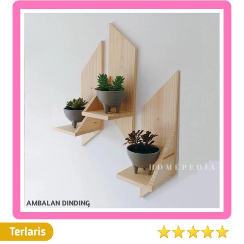 Jual Ambalan Dinding Kayu Gantung Rak - 1 Unit - Jakarta Barat - Home ...