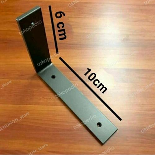 Jual bracket rak dinding / siku rak dinding / siku besi / rak siku ...