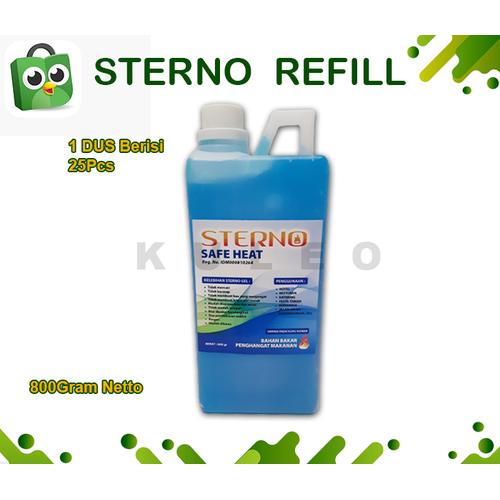 Jual Sterno Gel (Jelly) Biru 1Dus Refill - sterno refill 800ml - Kota ...