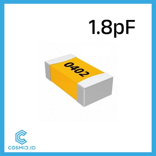 Jual Capacitor 0402 1.8pF Kapasitor 1.8 pF SMD SMT - Kab. Bandung Barat ...