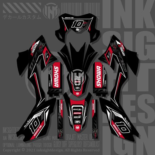 Jual Decal Dtracker 150 KLX Dekal Sticker Motor Custom Supermoto 17 ...