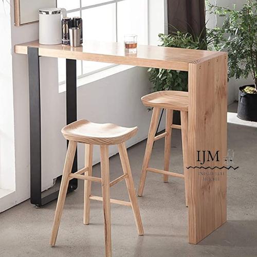 Promo mini bar kitchen set meja dapur minimalis besi terbaru kayu jati ...