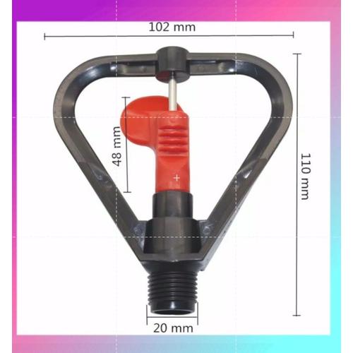 Jual Butterfly Sprinkler MERAH Semprotan Air Mancur Kupu 1/2" Sprinkle ...