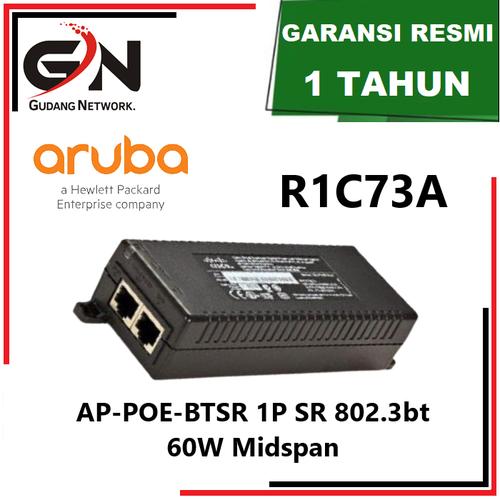 Jual R1C73A HPE Aruba AP-POE-BTSR 1P SR 802.3bt 60W Midspan - Jakarta ...