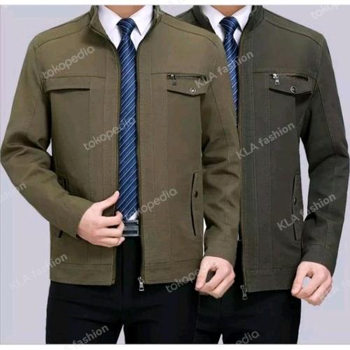 Promo JAKET FORMAL/JASKET/JAS SEMI JAKET - Merah Maroon, L - Kab. Garut ...