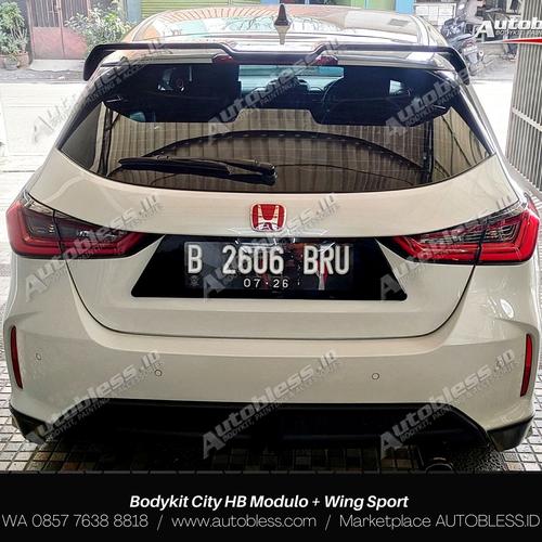 Jual Wing Spoiler Honda City Hatchback City HB Sport Style - Tanpa Cat ...