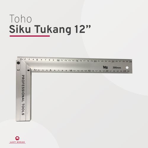 Jual Penggaris Premium Siku Tukang TOHO 30 CM Alat Ukur Meteran Pasekon ...