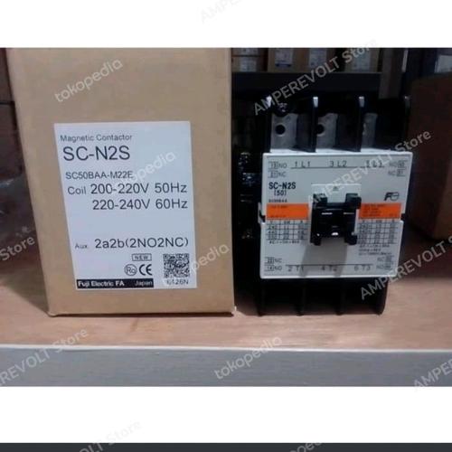 Jual Magnetic contactor Fujielectric SC-N2S 220Vac 2no2nc - 110V - Jakarta Pusat - AMPEREVOLT ...