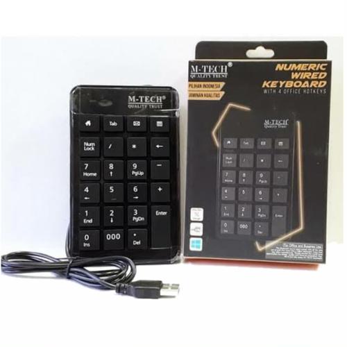Jual M-Tech Original Keyboard keypad Angka Numerik Kasir USB - Jakarta ...