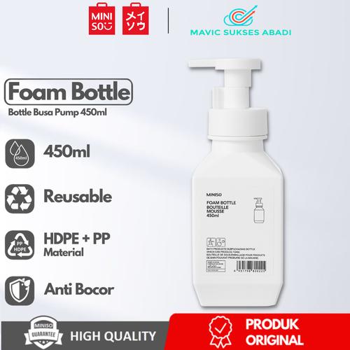 Promo Miniso Large Capacity Press & Spray Bottle Botol Sabun Soap 350ml ...