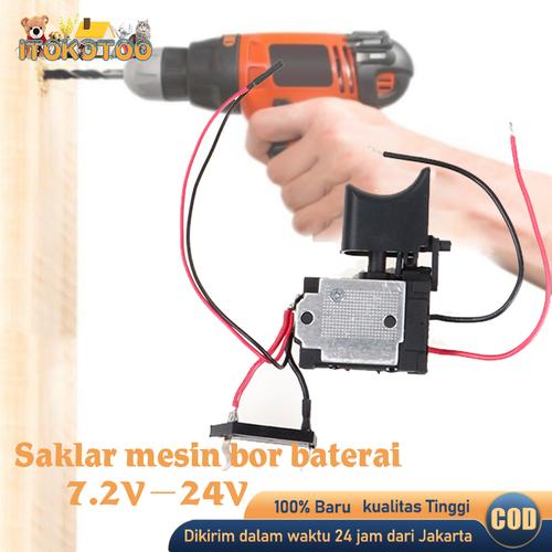 Jual Switch Saklar Trigger Impact Baterai Tombol Mesin Bor Cordless NRT ...