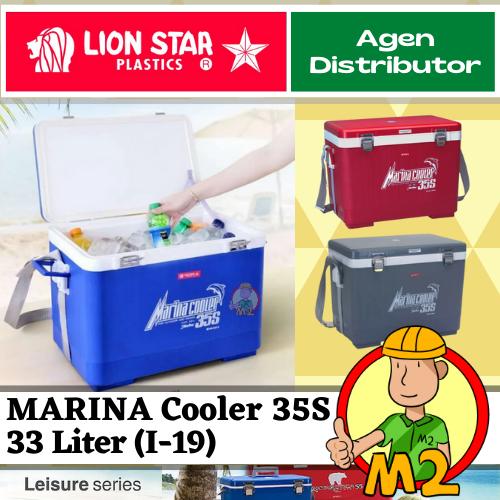 Jual Lion Star I-19 MARINA Cooler Box 35S - 33 Liter - - Merah ...